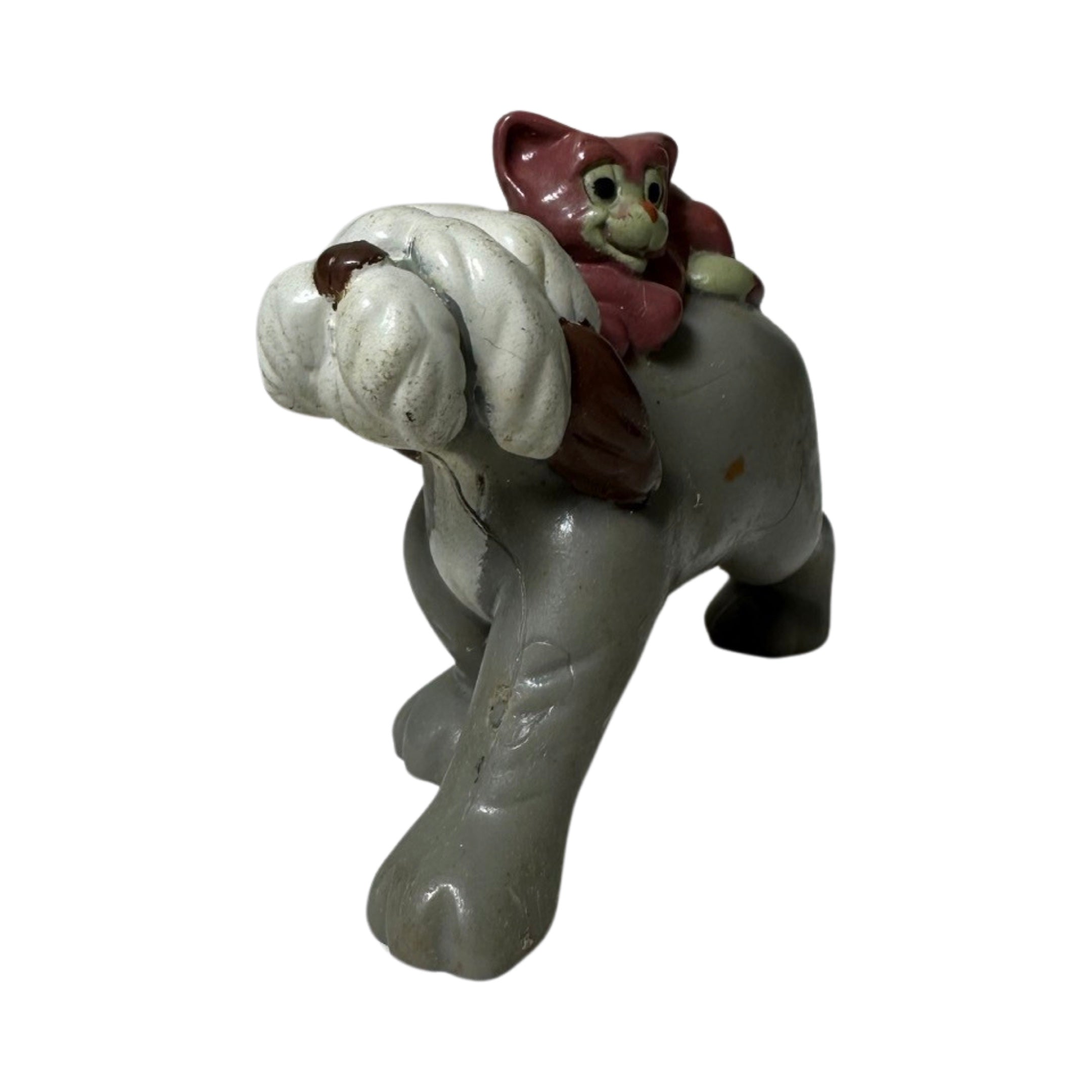 Vintage 101 Dalmations Sergeant Tibbs Cat Colonel Dog Figure 2 ...