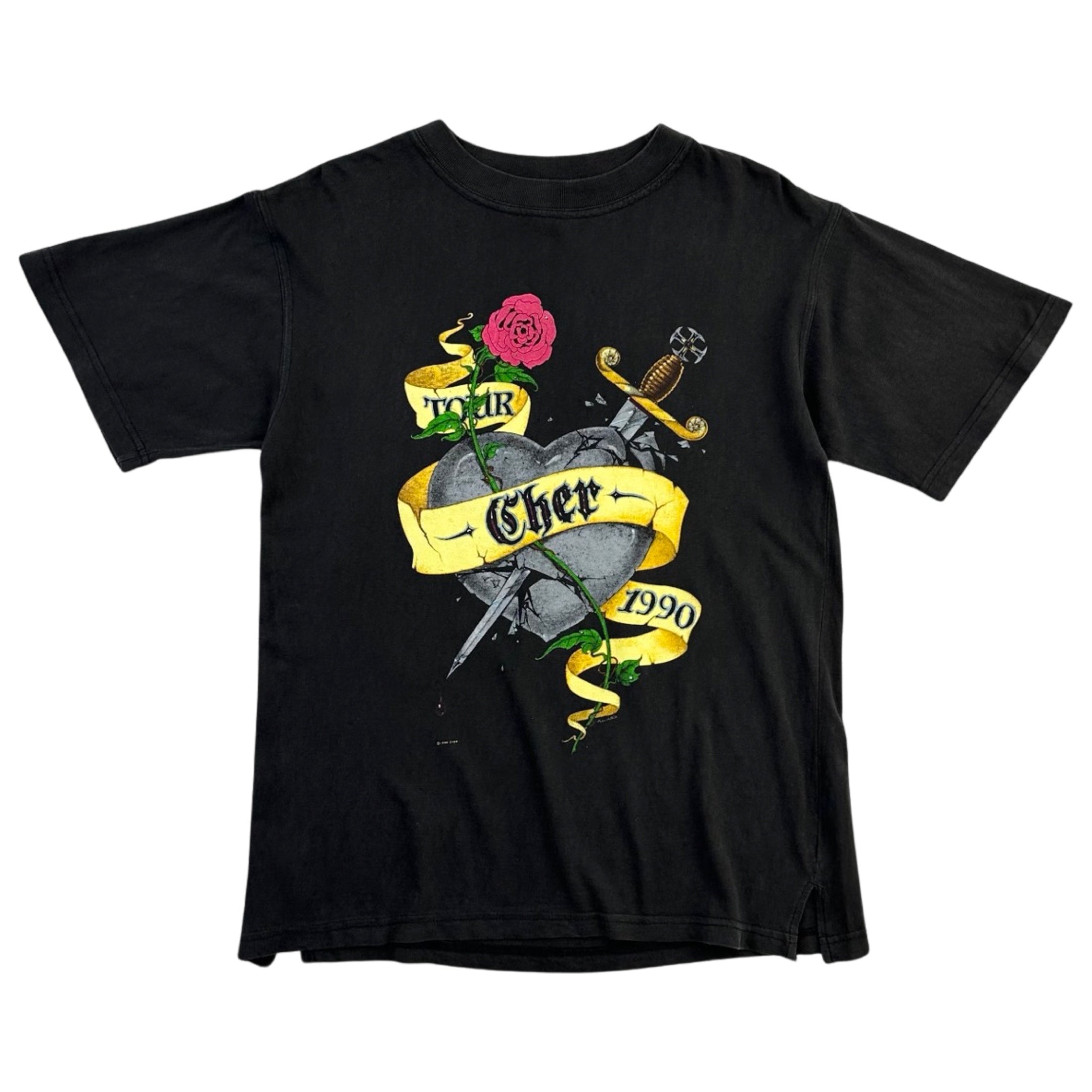 Vintage 1990 Cher 'Heart Of Stone' Australia Tour Tee - L ...