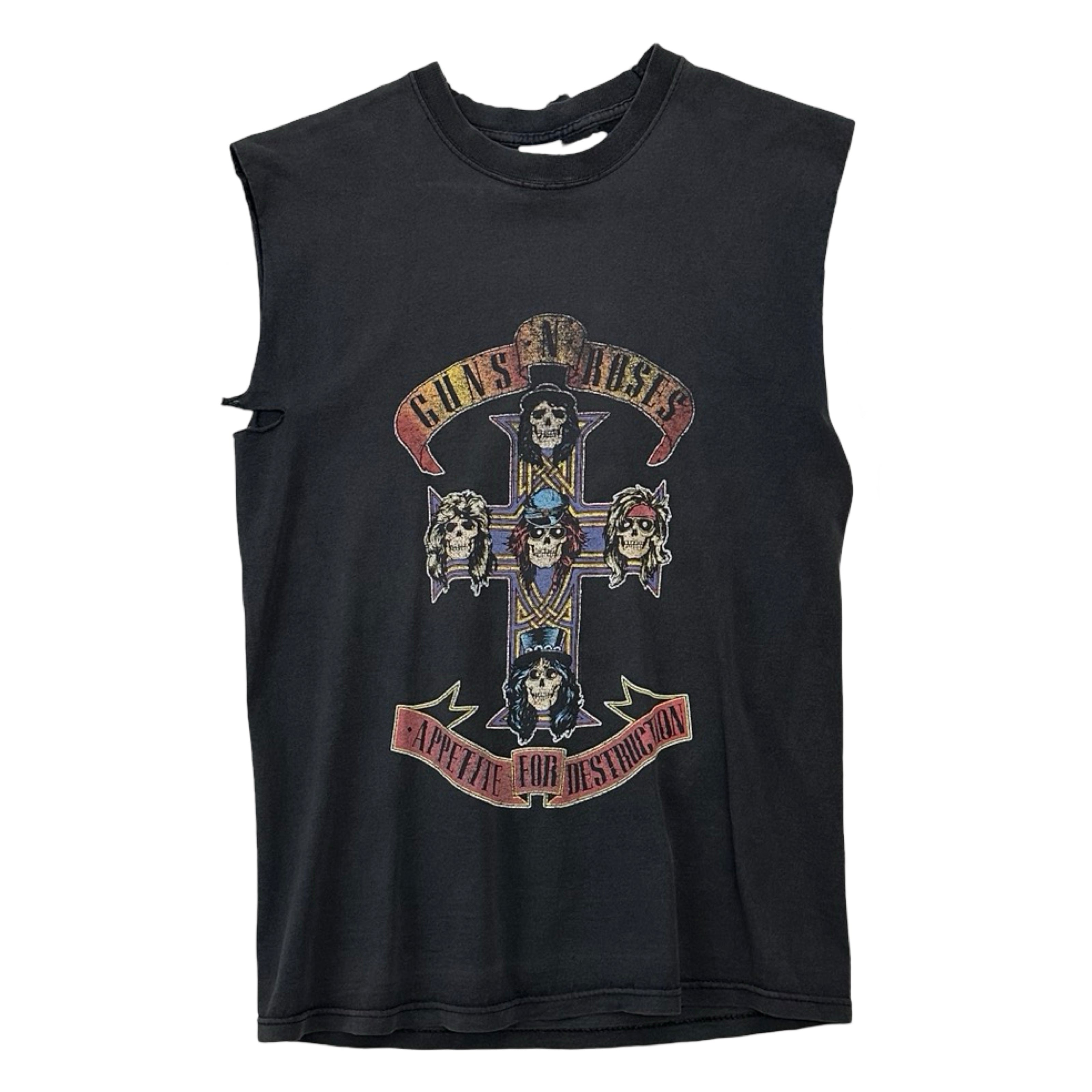 Vintage Guns N’ Roses Cut Off Tee - S – IRREPLACEABLE STORE