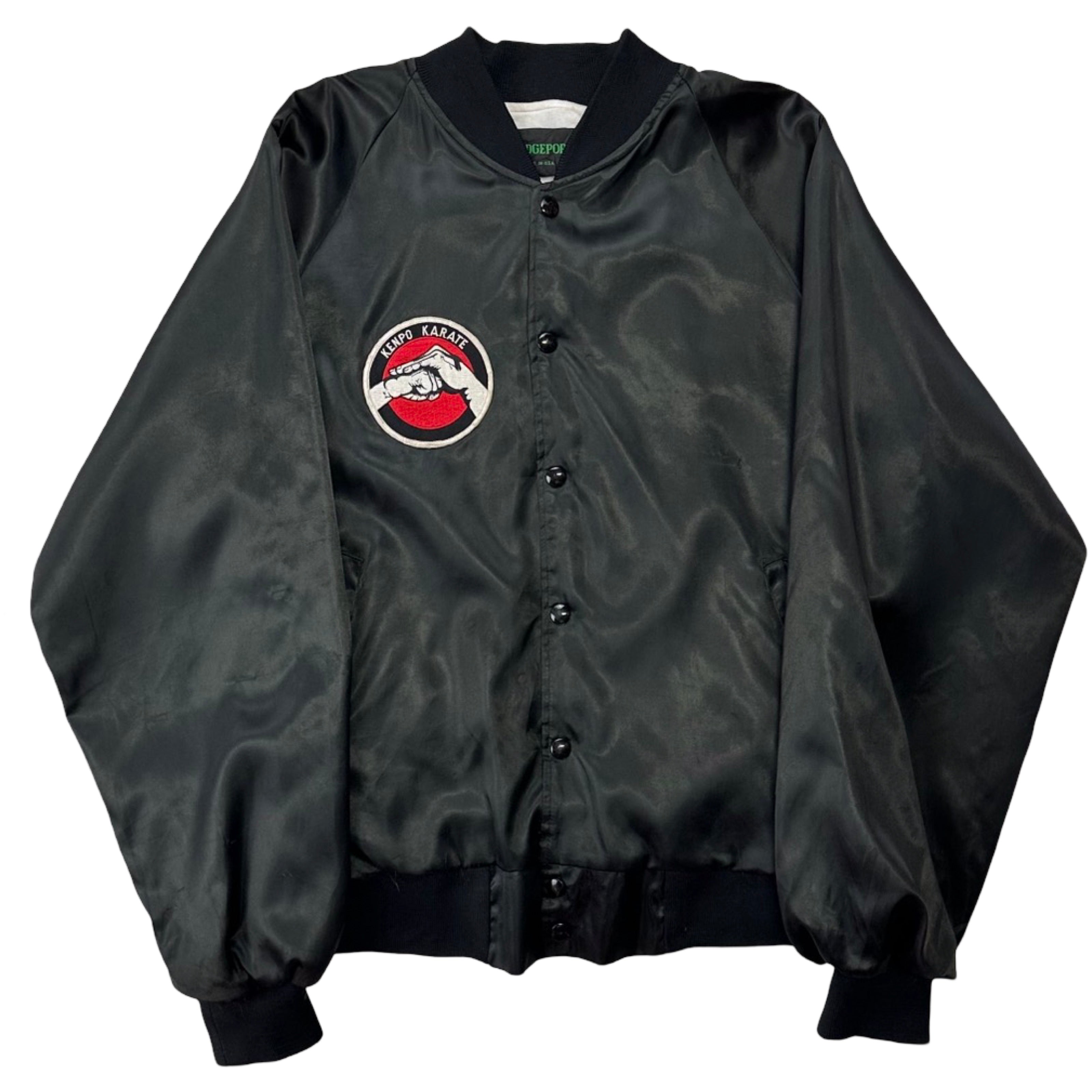 Vintage Kenpo Karate ‘Black Belt Master’ Bomber Jacket - L ...