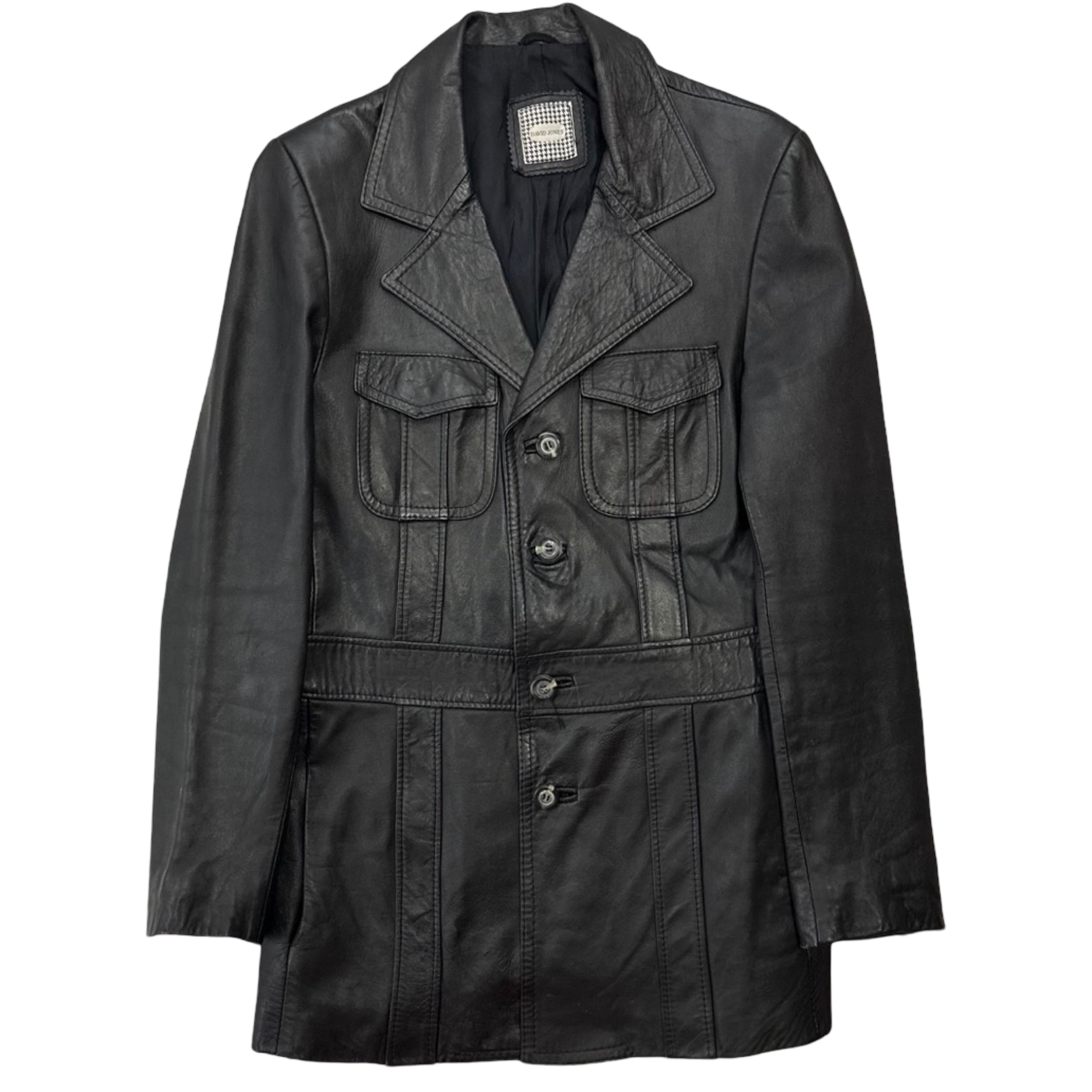 Vintage David Jones Leather Jacket - M – IRREPLACEABLE STORE