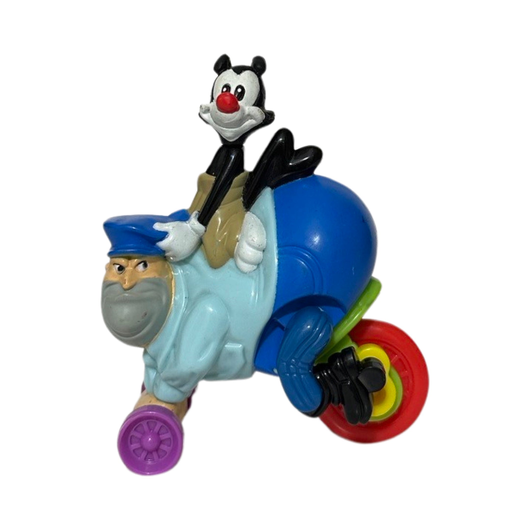 Vintage 1993 Warner Bros Animaniacs Tricycle Yakko Riding Ralph Guard ...